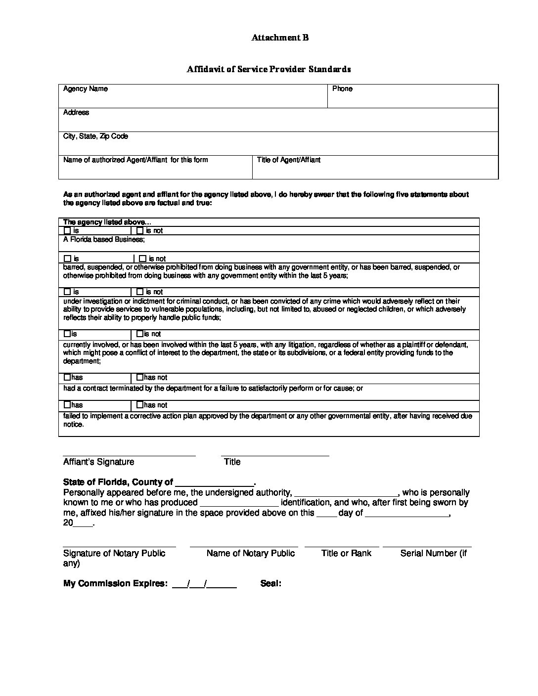 First B Notice Letter Example