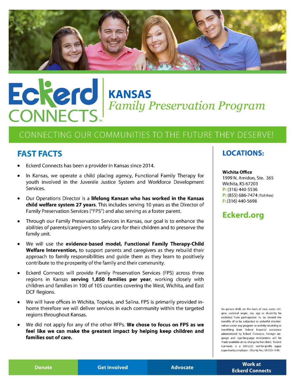 Kansas - Family Preservation Program (updated address) - Eckerd Connects