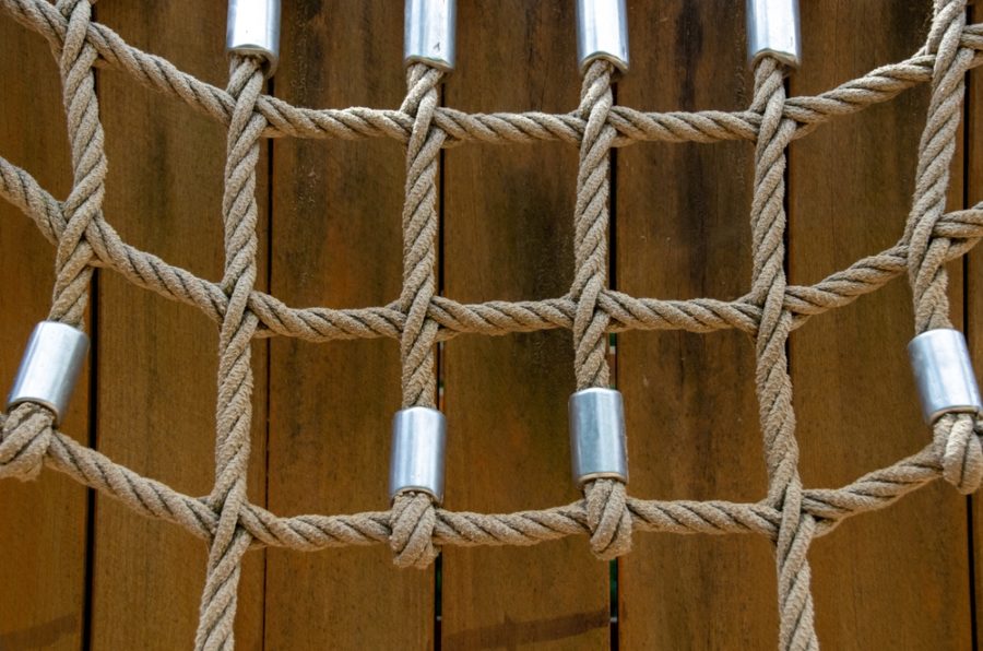 Rope,Ladder,Grid,On,The,Background,Of,A,Wooden,Wall - Eckerd Connects